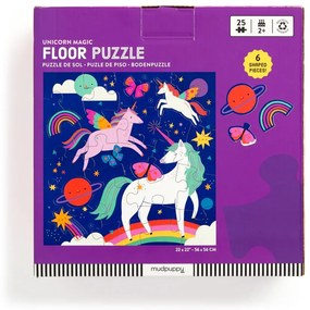 Mudpuppy Podlahové puzzle Kouzelní jednorožci 25 dílků