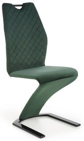 Jídelní židle K442 Halmar Tmavě zelená