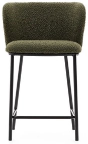 Zelená barová židle (výška sedáku 65 cm) Ciselia – Kave Home
