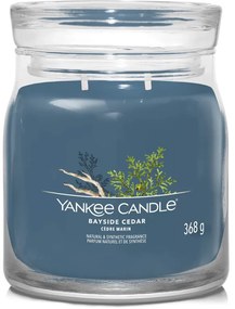 Yankee Candle – Signature svíčka Bayside Cedar (Pobřežní cedr) Velikost: velká 567 g