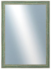 DANTIK - Zarámované zrcadlo - rozměr s rámem cca 50x70 cm z lišty LYON zelená (2706)