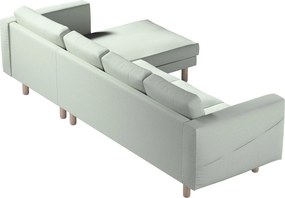 Potah na pohovku IKEA Norsborg 4-místná se šezlongem barva modrá látka pletený vzor