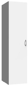 Skříň Ibiza - 40x185x54 cm (bílá)