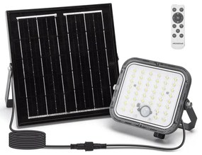 Aigostar - LED Stmívatelný solární reflektor se senzorem LED/80W/3,4V IP66 + DO