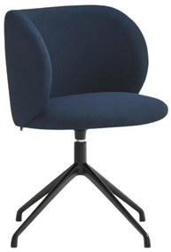 OnaDnes -20% Modrá čalouněná konferenční židle Teulat Mogi