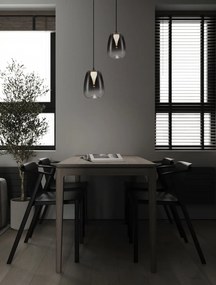 Designový lustr Oblo 1 Černá