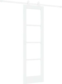 Posuvné dveře ORKDAL 61 x 198,5 cm Masivní borové dřevo a sklo 3332042