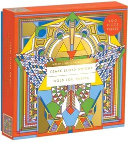 GALISON Metalické puzzle Frank Lloyd Wright: Hotel Imperial / 500 dílk
