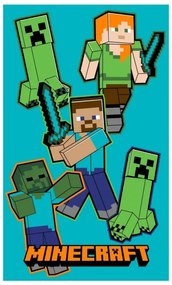 Jerry Fabrics Dětský ručník Minecraft Crawler 30x50 cm