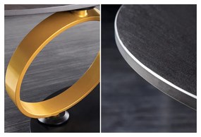 Massive home | Konferenční stolek DANCING RINGS GOLD otočný