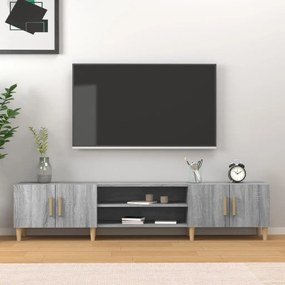 TV skříňka šedá sonoma 180 x 31,5 x 40 cm kompozitní dřevo - Default Title