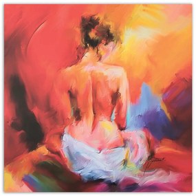 Gario Obraz na plátně Barevný akt ženy Rozměry: 30 x 30 cm