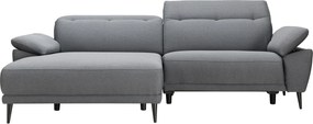 XXXLutz ROHOVÁ SEDAČKA, textil, světle šedá MID.YOU - Sedací soupravy - 002424005002