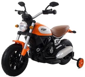 HračkyZaDobréKačky Dětská elektrická motorka Shadow oranžová
