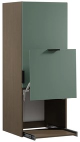 SORENTO bg | horní skříňka N60N multifunkční nástavec | 60 cm | PRAVÁ | baltic/zelená