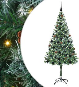 Umělý vánoční stromeček s stojanem Zelená 180 cm PVC a Ocel 3396715