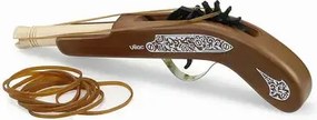 Vilac Dřevěná pirátská pistol s gumičkami a terči / od 3 let