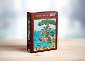 MAGNOLIA Puzzle Kočky na stromě / 1000 dílků / 48 x 68 cm