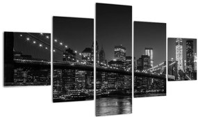 Obraz Brooklyn mostu v New Yorku (125x70 cm)