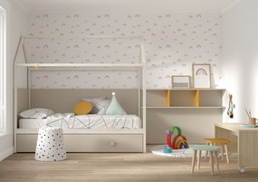 43mood - Dětský pokoj s domečkovou postelí