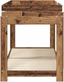 Patrová postel pro děti Staré dřevo 80 x 200 cm 3410529