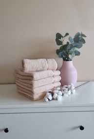 Jerry Fabrics Bavlněný froté ručník COLOR 50x100 cm - Béžová