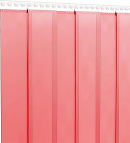 Závěs do dveří červený 200 mm x 1,6 mm 10 m PVC 153865