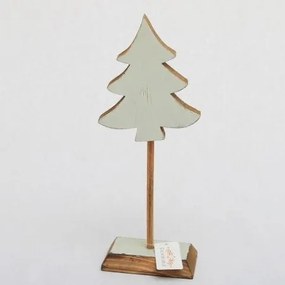 Countryfield Stojací vánoční ozdoba - stromeček zelený-30x10cm