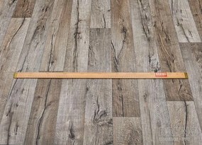 Breno PVC MAXIMA PLUS Hunter Oak S39 – tmavé dřevo, šíře 300 cm