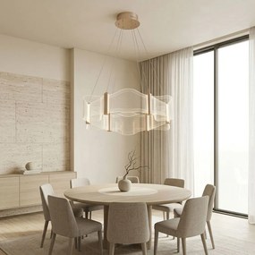 Toolight Rea, ZÁVĚSNÁ STROPNÍ LAMPA G151-CP GOLD, OSW-04707