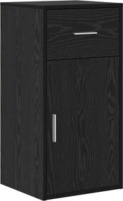 Rohový psací stůl se zásuvkou Černý dub 102 x 88 x 75 cm 3337274