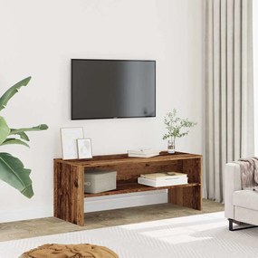 TV stolek old wood 100 x 40 x 40 cm kompozitní dřevo