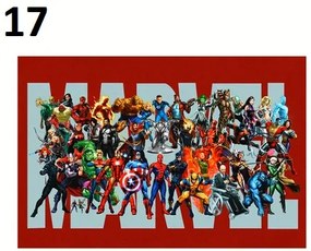 Obraz s motivem Marvel Superhrdinové, více motivů Motiv: 17, Rozměry (cm): 80x120 cm