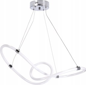 Závěsná lampa Led lustr Modern 46W Chrom