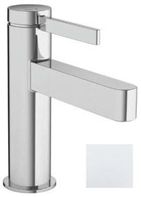 Hansgrohe Finoris - Umyvadlová baterie s výpustí Push-Open, EcoSmart, CoolStart, matná bílá 76012700