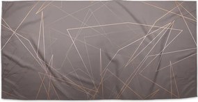 Sablio Ručník Trojúhelníková abstrakce - 50x100 cm