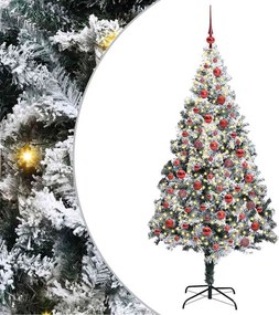Umělý vánoční stromeček Bílá 180 cm PVC, ocel a plast 3396962