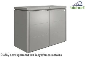 Biohort Úložný box HighBoard 160 Barva: stříbrná metalíza