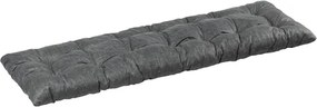 Bellatex Sedák na lavici prošívaný  Grafitová rozměr 40x140 cm
