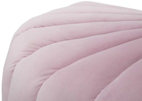 Růžový obloukový puf Mauro Ferretti Sea 80x54x42 cm