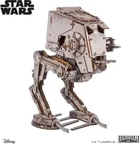 Ugears 3D dřevěná mechanická skládačka Star Wars AT-ST kráčedlo