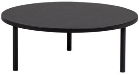 Konferenční stolek lau ø 80 cm černý MUZZA