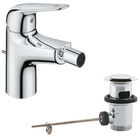 Grohe Swift - Bidetová baterie s výpustí, chrom 24332001