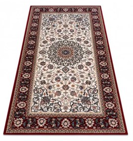 Vlněný kusový koberec Hortens bordó 160x230cm