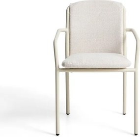 Béžová polstrovaná zahradní židle Linosa – Kave Home