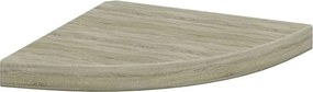 323926  Floating Corner Shelves 2 pcs Oak 35x35x3,8 cm MDF 323926