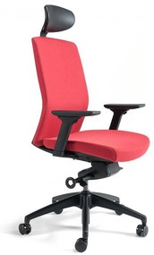 Office Pro Kancelářská ergonomická židle BESTUHL J2 SP — více barev, s podhlavníkem Červená 202