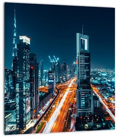 Obraz - Dubajská noc (30x30 cm)