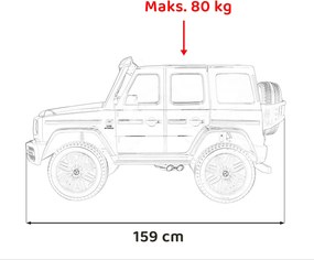Ramiz Auto Mercedes Benz G63 AMG XXL bílé