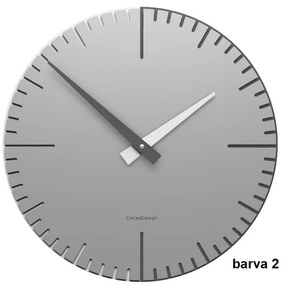 Designové hodiny 10-025 CalleaDesign Exacto 36cm (více barevných variant) Barva světle červená-64 - RAL3020